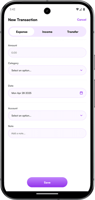 Purple | Making Budgeting Easy